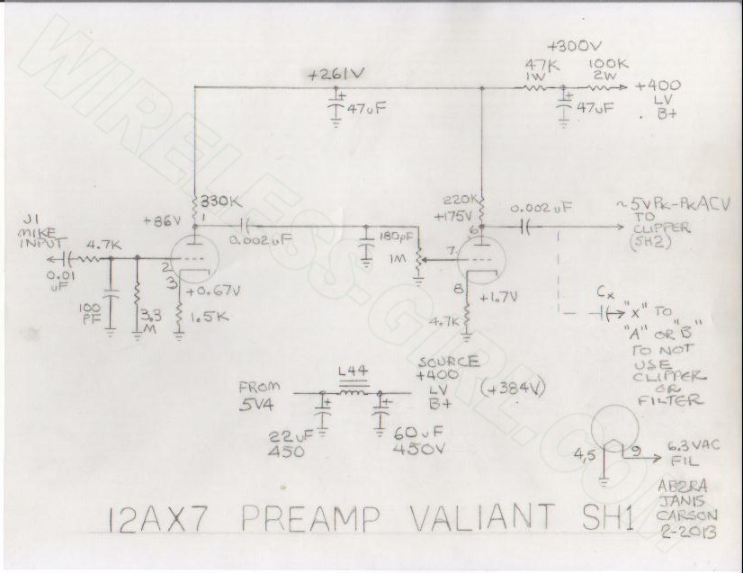 Johnson Valiant Schematics